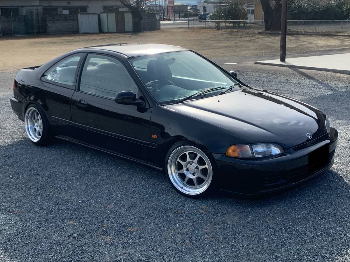 【走行距離 248,000 km】平成6年 ホンダ シビック クーペ HONDA CIVIC COUPE USDM EJ1 純正5MT マニュアル 車検付き 令和6年7月まで スポコン ...