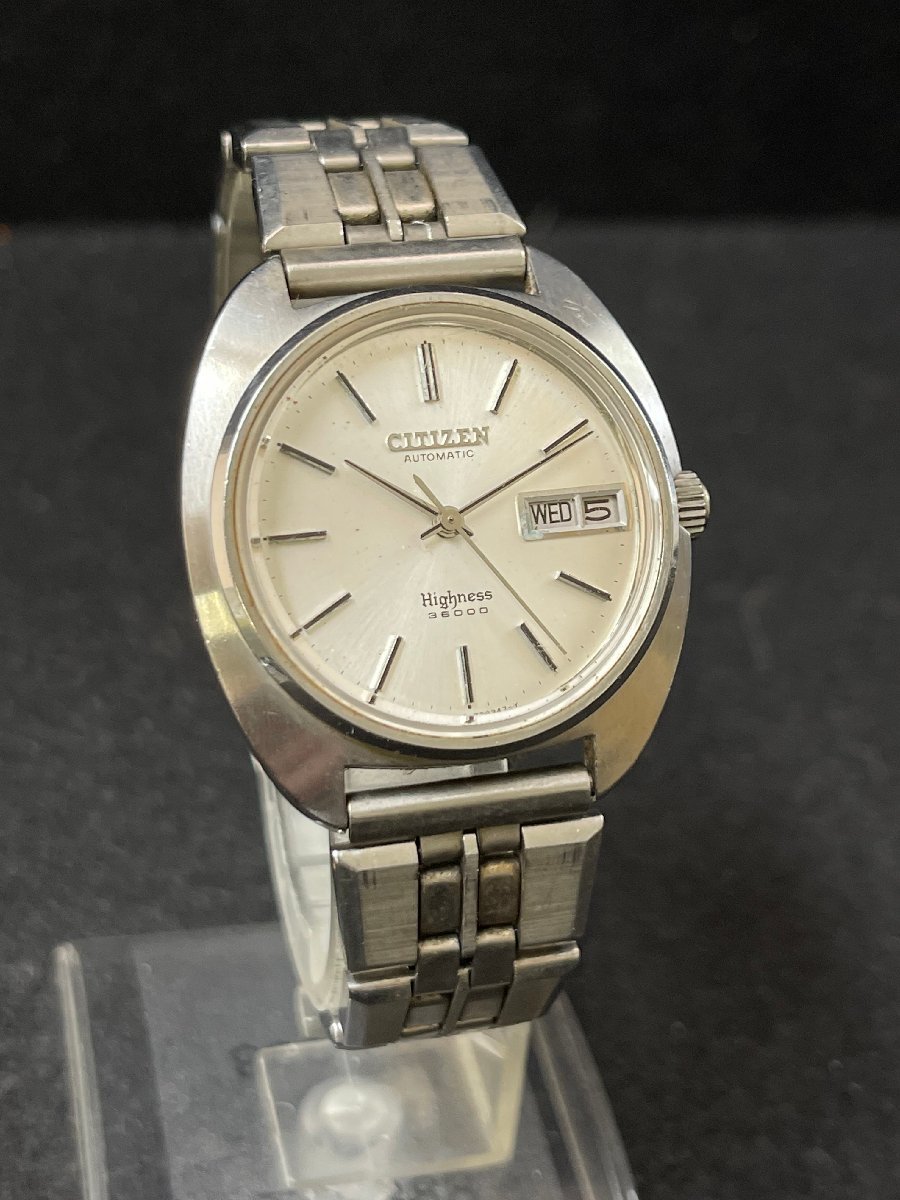 【傷や汚れあり】KS0502-125I CITIZEN Highness 36000 4-770242 AUTOMATIC 腕時計 シチズン ハイネス 自動巻き メンズ腕時計 男性向けの落札 ...