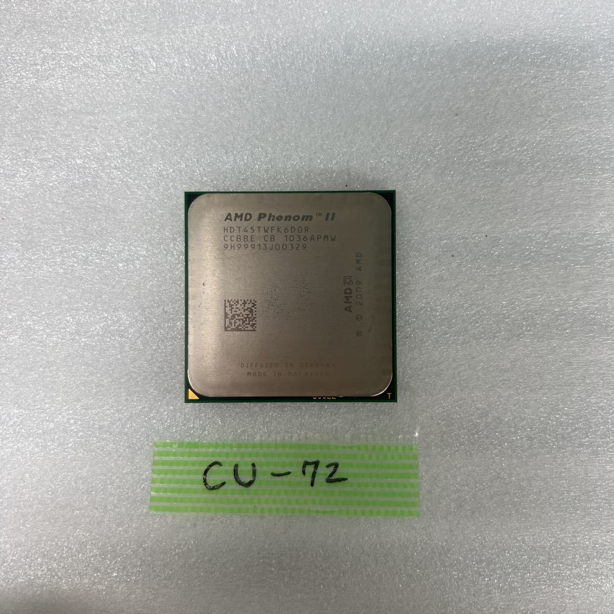 【傷や汚れあり】CU-72 激安 CPU AMD Phenom II HDT45TWFK6DGR 動作品 同梱可能の落札情報詳細 - ヤフオク ...