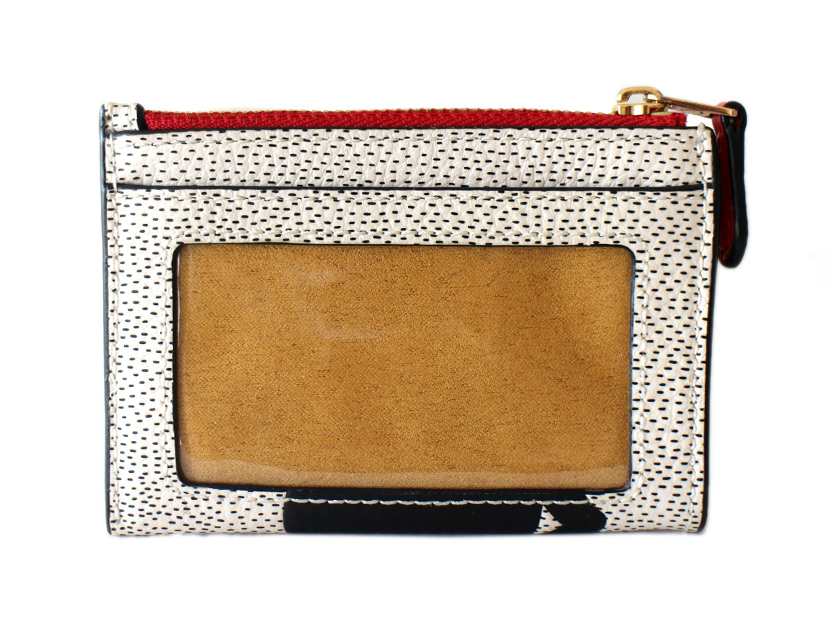 【目立った傷や汚れなし】N8734 美品 COACH コーチ ディズニー ミッキーマウス×キースヘリング カードケース コインケース 小銭入れ ...