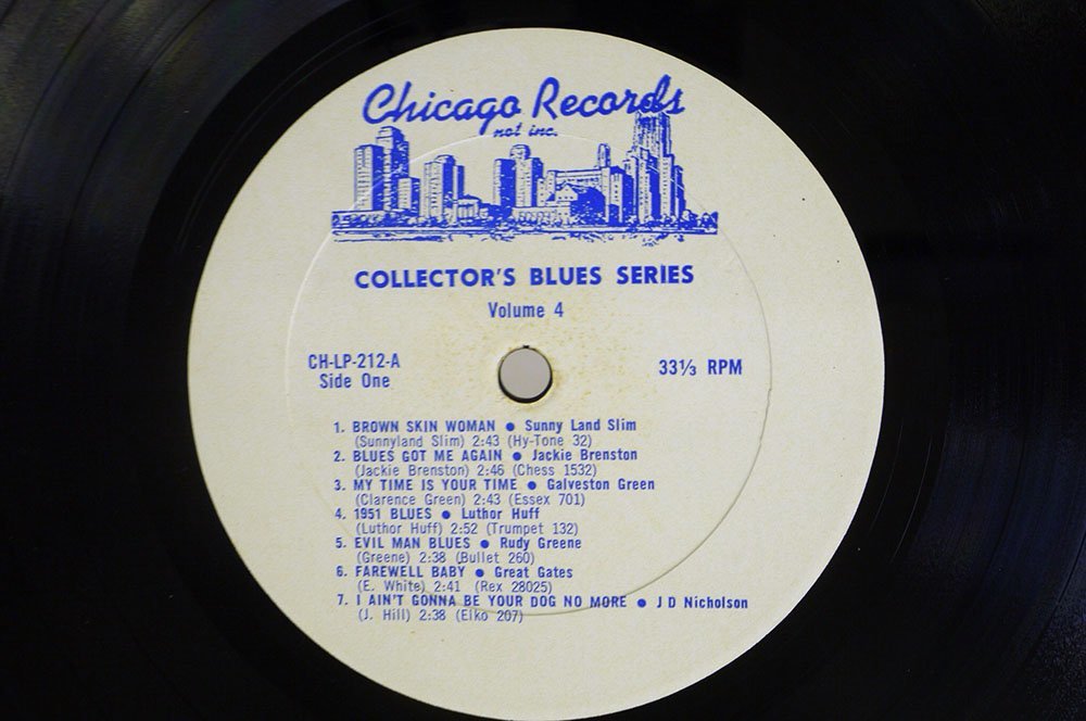 【傷や汚れあり】US VA/COLLECTOR'S BLUES SERIES VOLUME 4/CHICAGO CH-LP-212の落札情報詳細 - Yahoo!オークション落札価格検索 オークフリー