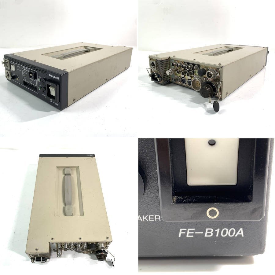 【傷や汚れあり】IKEGAMI FE-B100A,FE-C100A,FE-TIF10S Ikegami 光カメラアダプターセット SANKYO製ハードケース/マニュアル他 付属品あり 現状品 ...