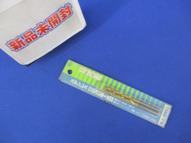 【未使用に近い】ステンレス TITANIUM+HSS ドリル(2本1組入) 4.0m/mの落札情報詳細 - ヤフオク落札価格検索 オークフリー