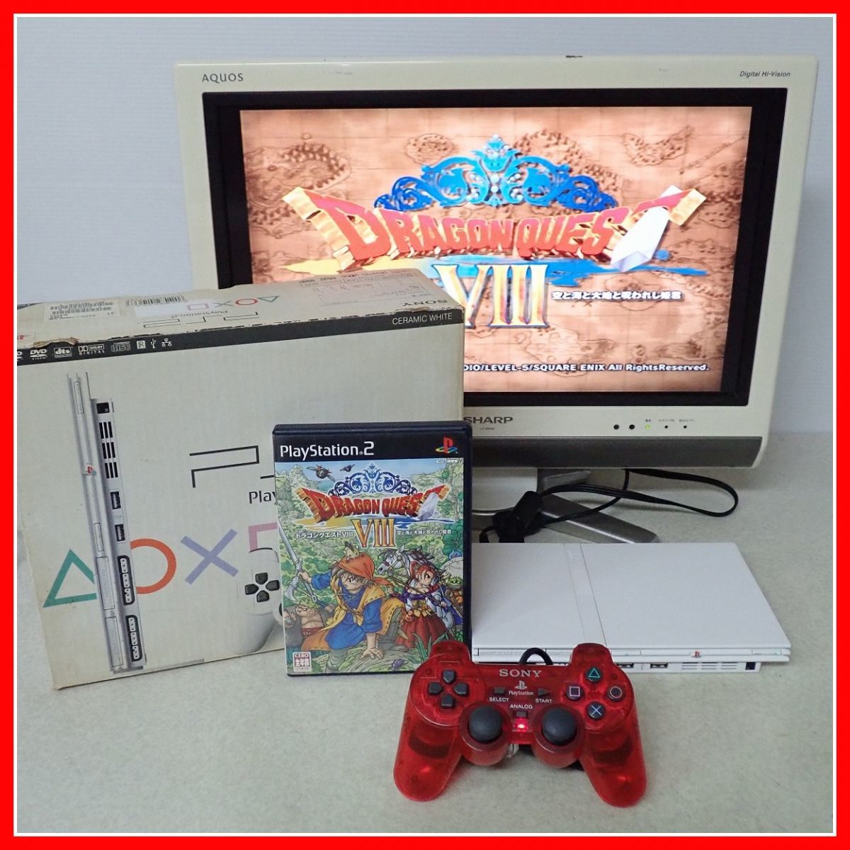 【全体的に状態が悪い】1円～ 訳あり PlayStation 2 本体、ソフト 上海フォーエレメント、ドラゴンボールZ3、ドラゴンクエストVIII他の落札情報詳細 - ヤフオク落札価格検索 ...