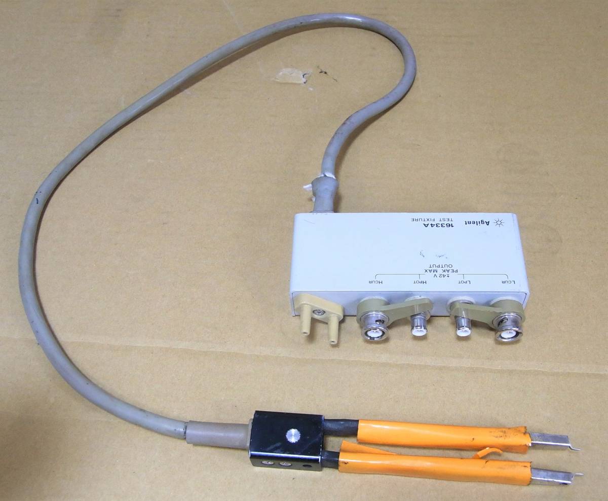 【傷や汚れあり】HEWLETT PACKARD 16334A TEST FIXTUREの落札情報詳細 - ヤフオク落札価格検索 オークフリー