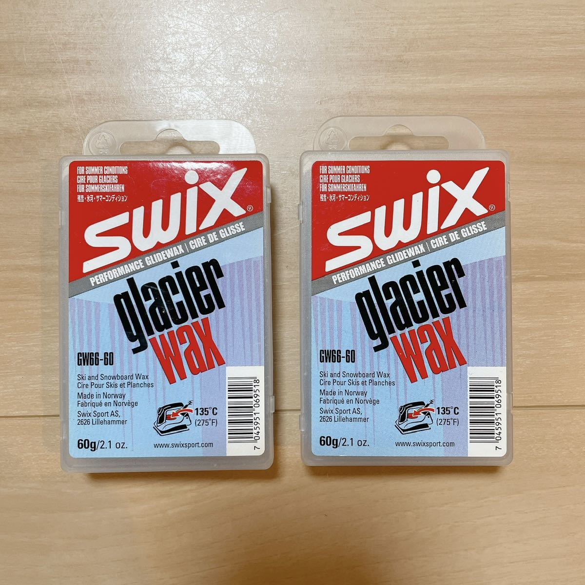 【未使用】新品 2個セット SWIX GLACIER WAX 60g スウィックス スキーワックス スノーボード/gallium ガリウム ホルメンコール マツモトワックス LFXの落札情報 ...