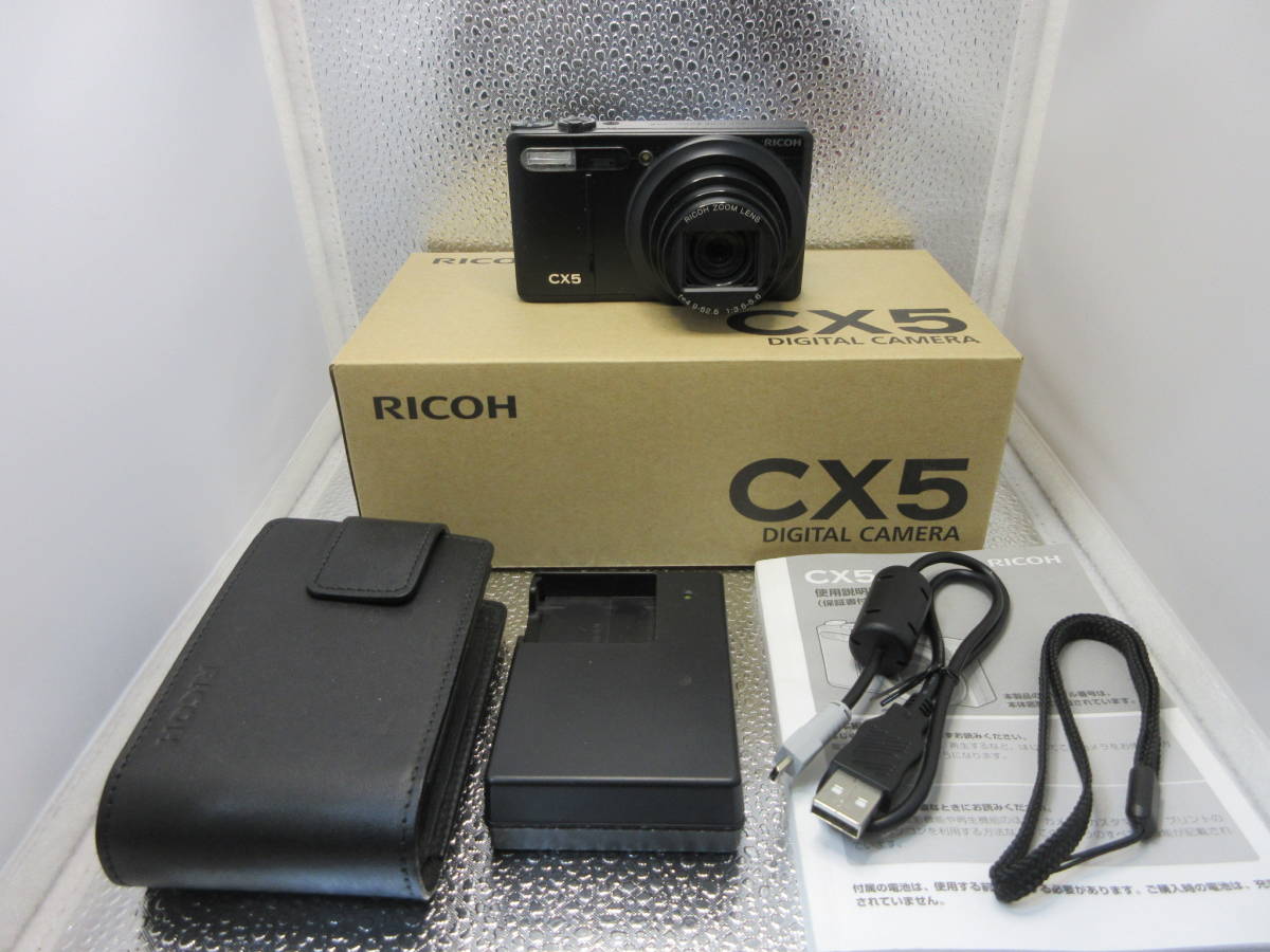 【目立った傷や汚れなし】19115 【美品】 RICOH リコー CX5 ブラック バッテリー＆ケース付き コンパクトデジタルカメラ デジカメ【動作確認済】の落札情報詳細 - ヤフオク落札価格 ...
