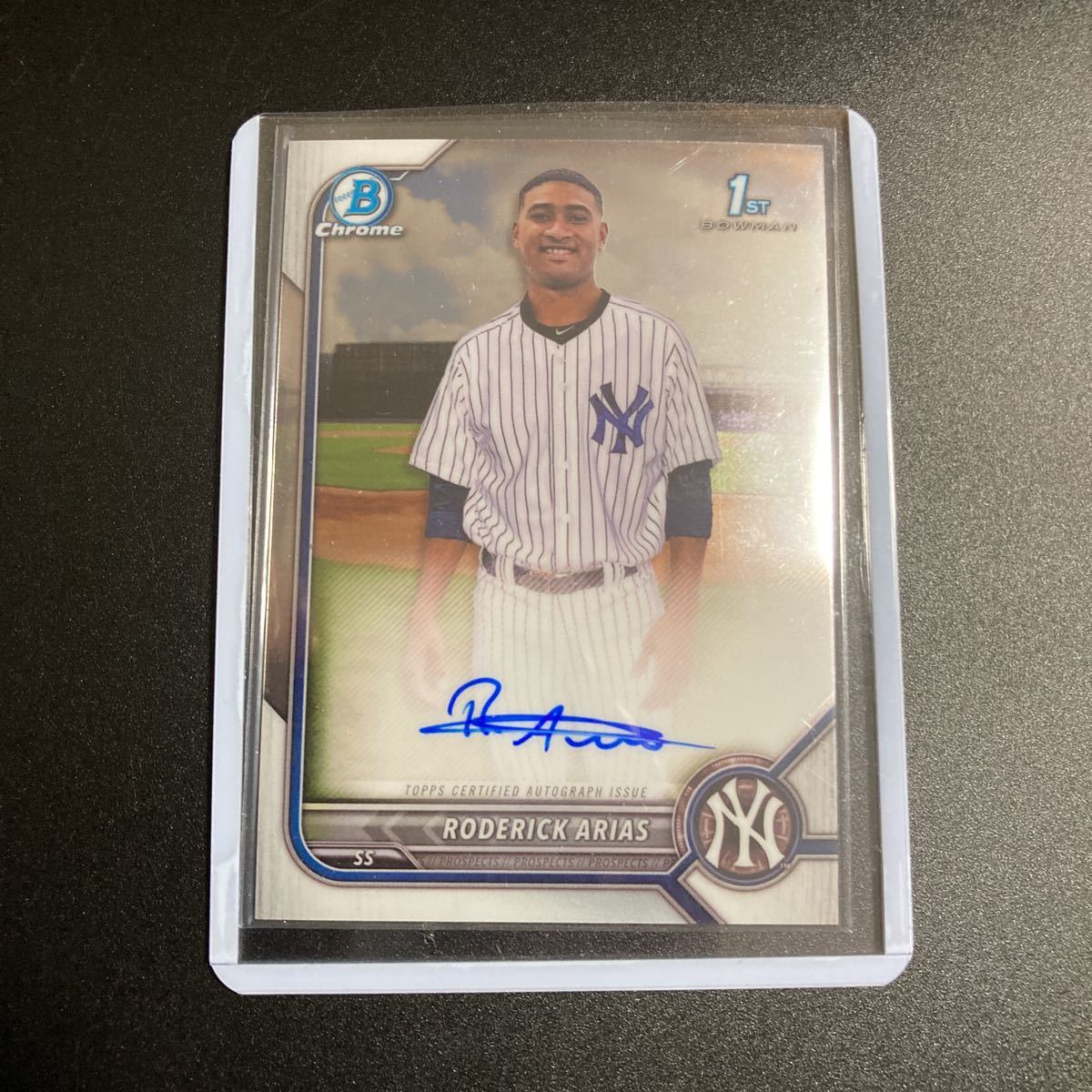 【未使用】2022 BOWMAN CHROME RODERICK ARIAS 1st BOWMAN AUTO ヤンキース ヤンキースの落札情報 ...