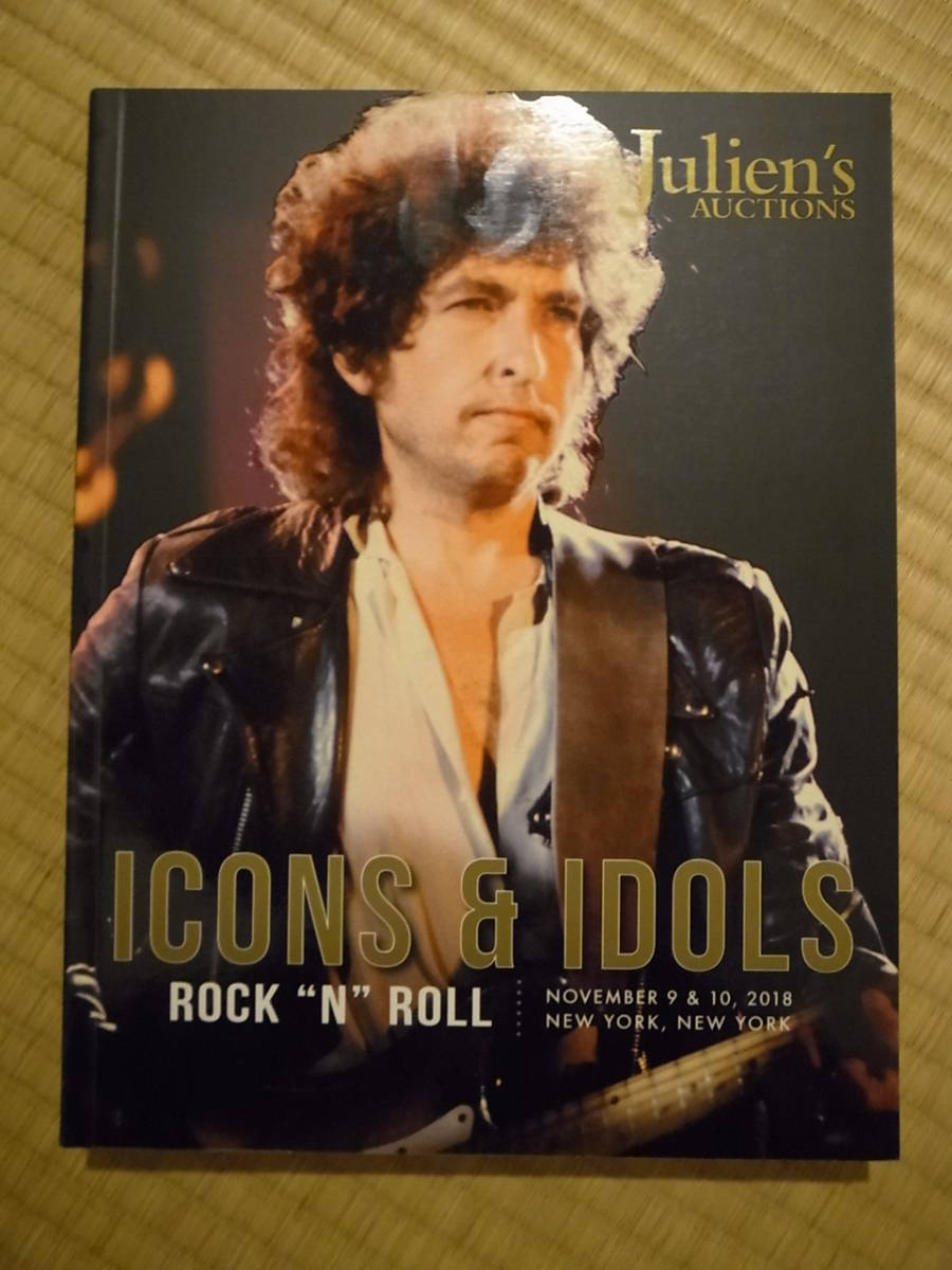 【やや傷や汚れあり】有名アーティストゆかりの品々 Julien's Auctions BOB dylan Michael Jackson ...