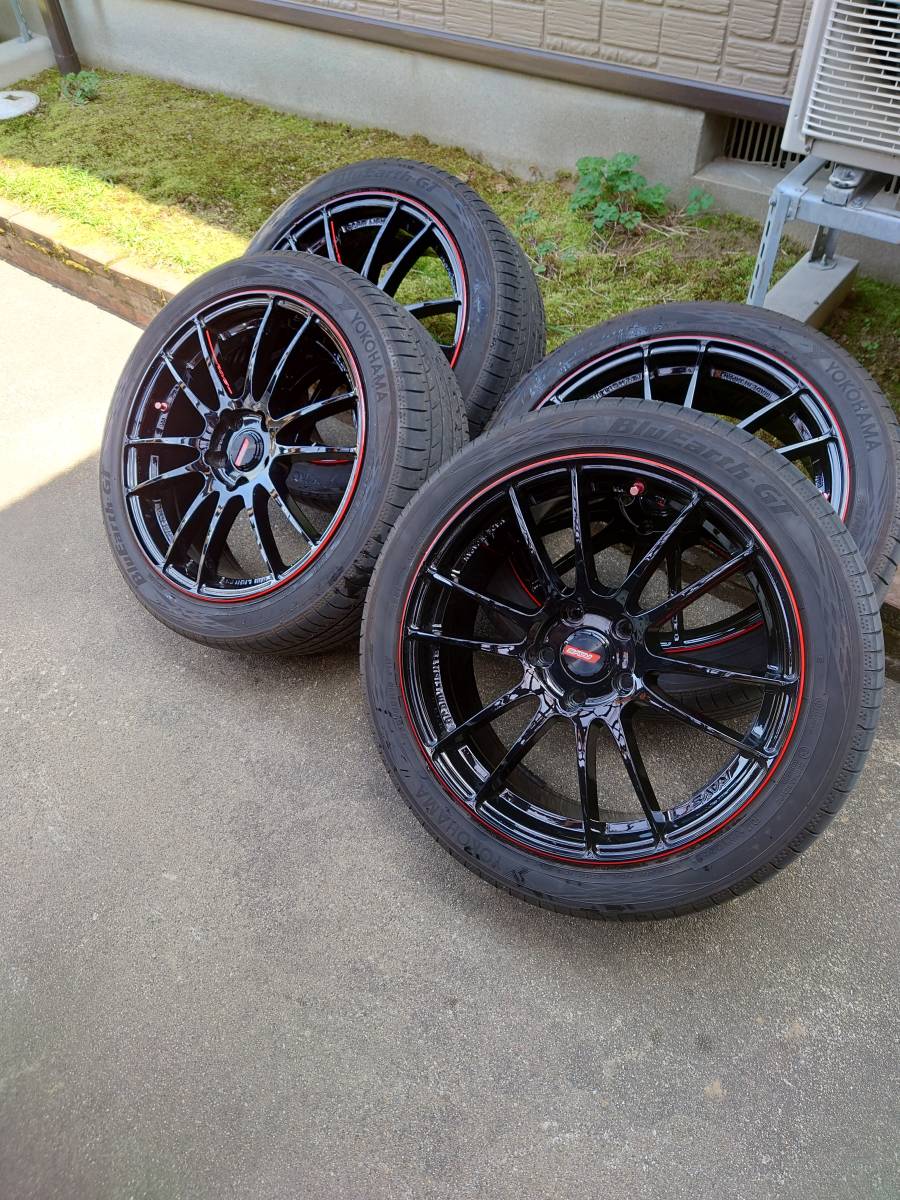 【目立った傷や汚れなし】RAYS レイズ グラムライツ57FXZ RBC/マシニング(SNJ) 18インチ10.5J＋20 PCD114.3 5Hの落札情報詳細 - ヤフオク落札価格検索 オークフリー