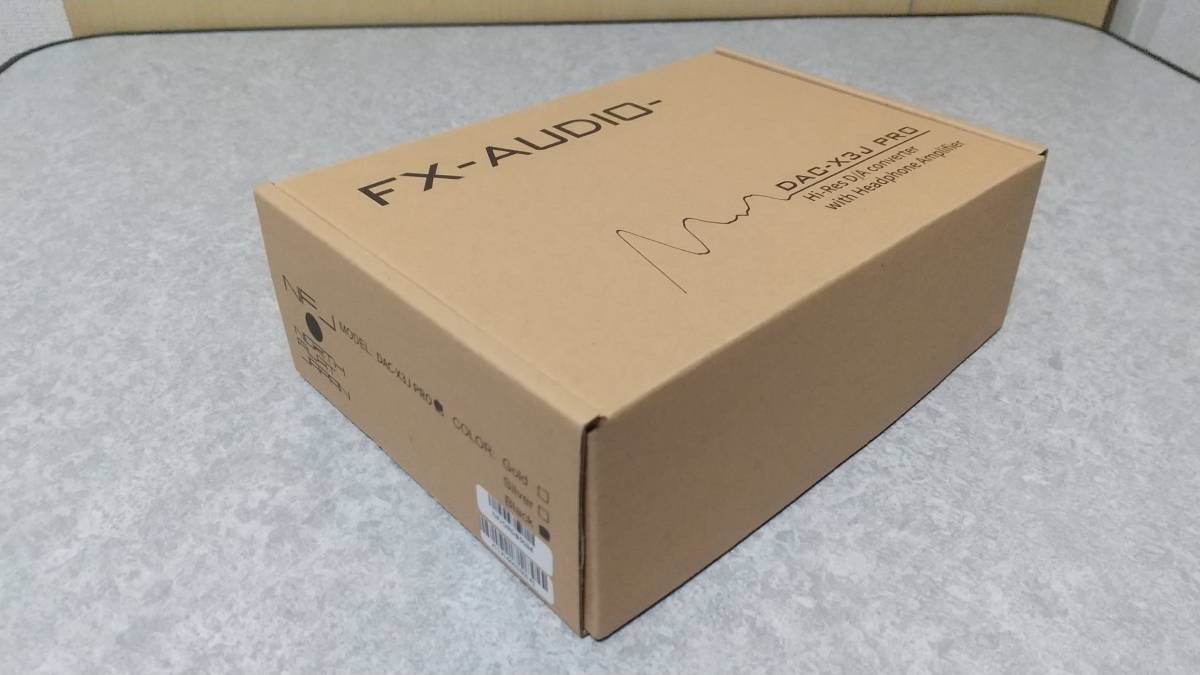 【未使用に近い】FX-AUDIO- DAC-X3J PRO ブラック ハイレゾDAC ES9023P USBバスパワー駆動 ヘッドフォンアンプ ...