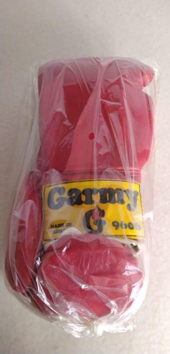 【未使用】☆未使用未開封品 Garmy ボクシンググローブ G9606 赤 左右セット ガーミー 格闘技 トレーニング エクササイズ ジム ...