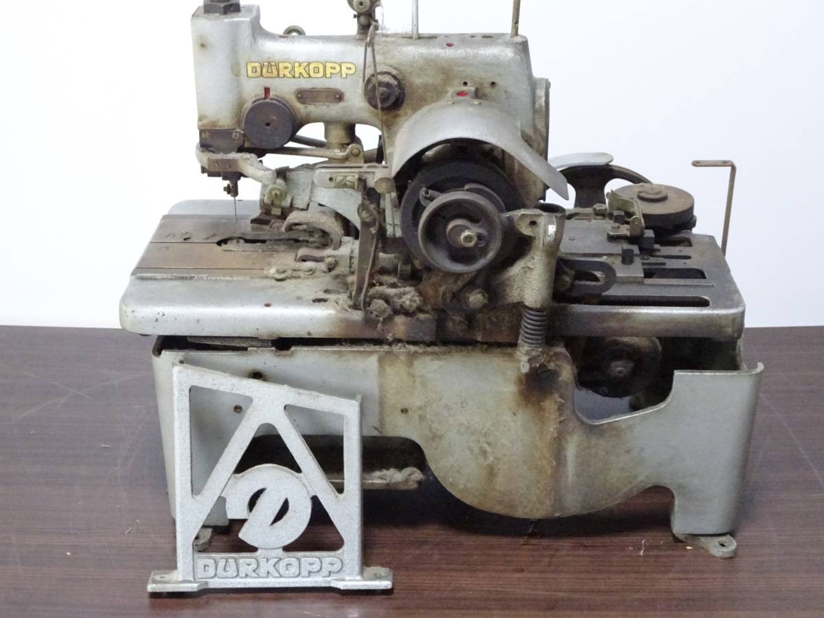 【やや傷や汚れあり】中古品 デュルコップ DURKOPP ハトメ穴かがりミシン 558 専用テーブル付 200V E-212/38の落札情報詳細 - ヤフオク落札価格検索 オークフリー