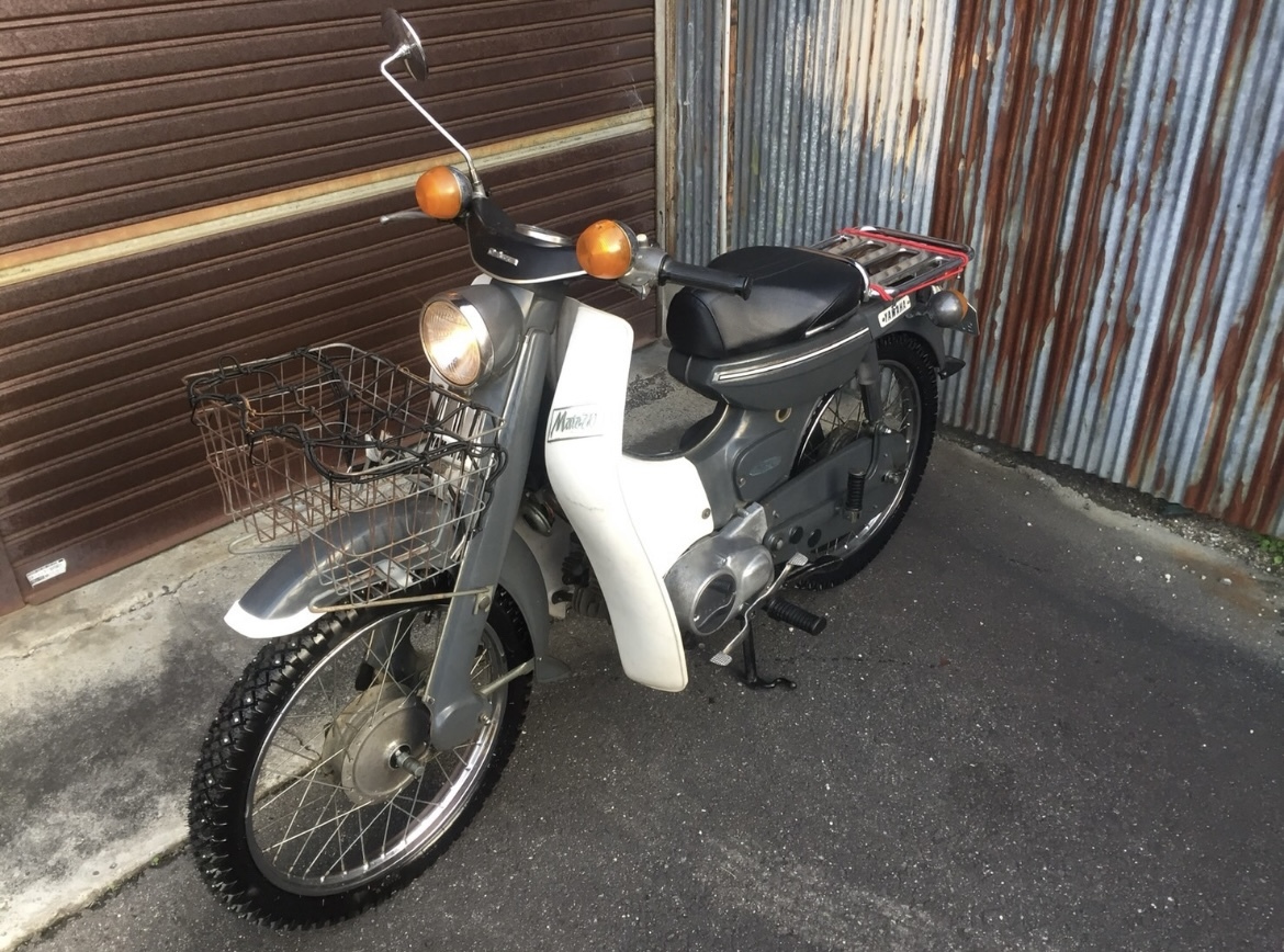 【目立った傷や汚れなし】ヤマハ メイト70 ハイデラックス YAMAHA U7A 行燈付き整備済 実働車 超希少 極上車 パーツリスト付き ...