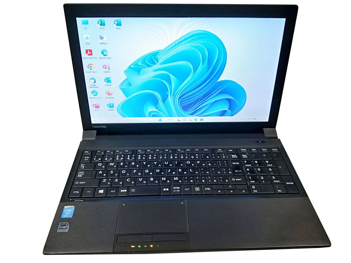 【やや傷や汚れあり】★【驚速Toshiba satellite B554/M i3-4100M 2.5GHz x4+8GB+SSD:120GB 15.6インチノートPC】Win11 ...