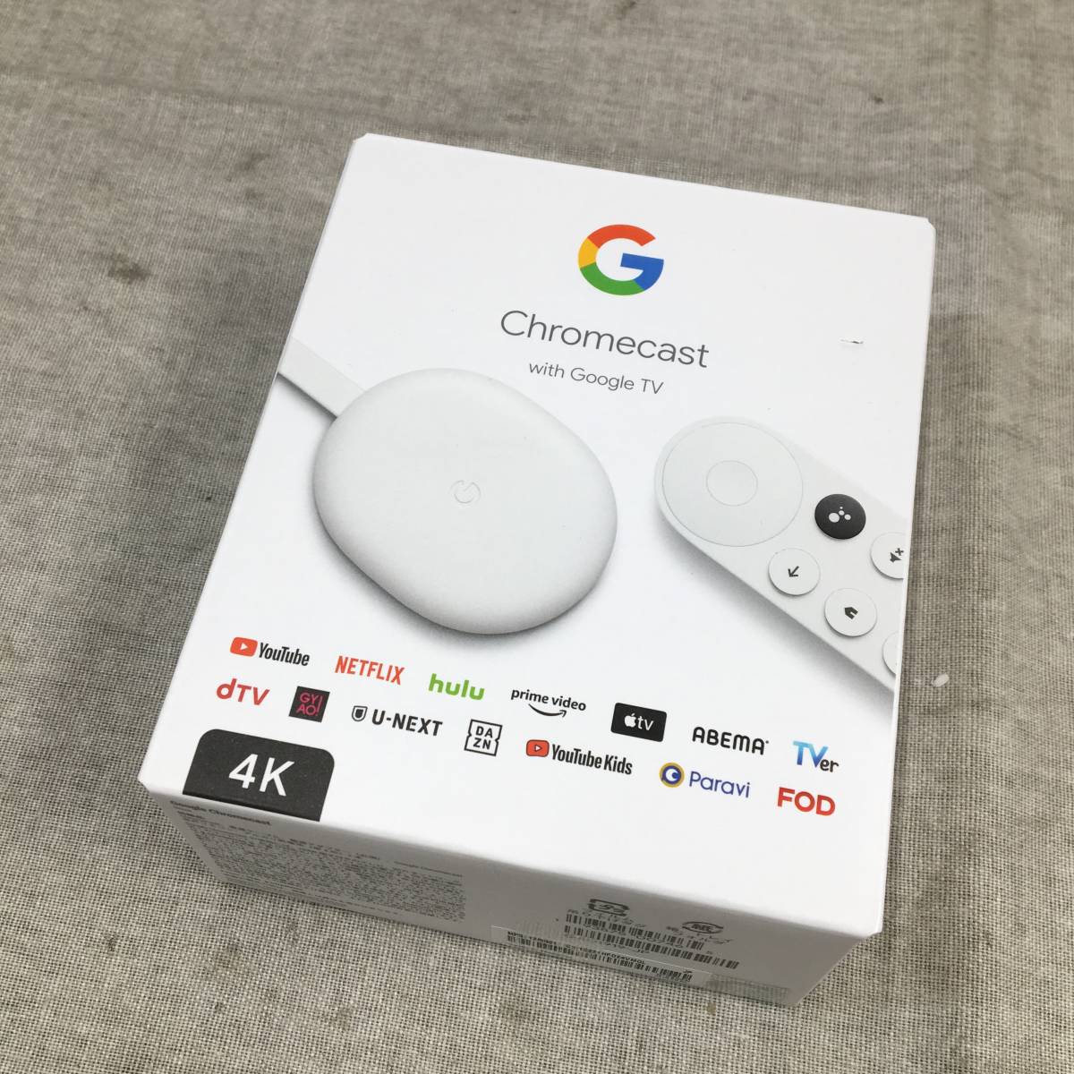 【未使用】[送料無料][新品未開封]Chromecast with Google TV GA01919 ホワイト グーグル クロームキャストの落札情報詳細 - ヤフオク落札価格検索 オークフリー
