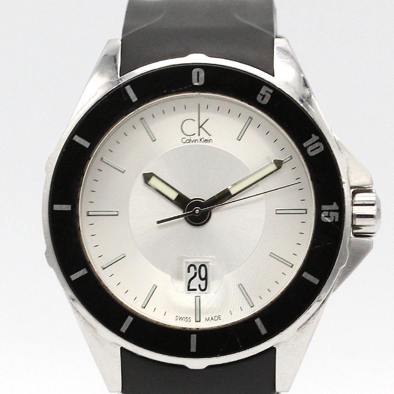 【目立った傷や汚れなし】カルバンクライン Calvin Klein K2W21X メンズ腕時計 稼働品 A00898の落札情報詳細 ...