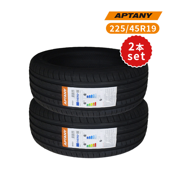 【未使用】2本セット 225/45R19 2022年製造 新品サマータイヤ APTANY RA301 送料無料 225/45/19の落札情報 ...