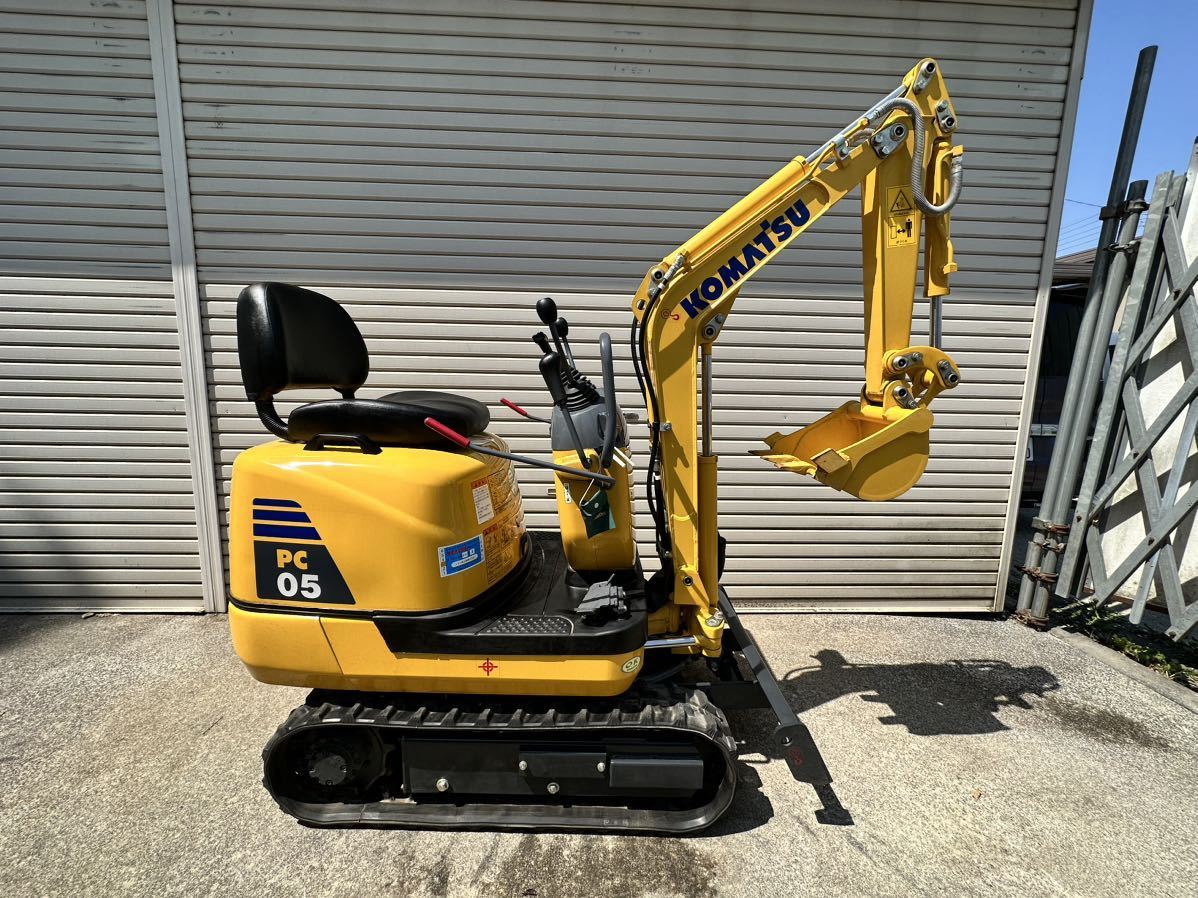 【未使用に近い】コマツ PC05 新古車 ミニユンボ 油圧ショベルの落札情報詳細 - Yahoo!オークション落札価格検索 オークフリー