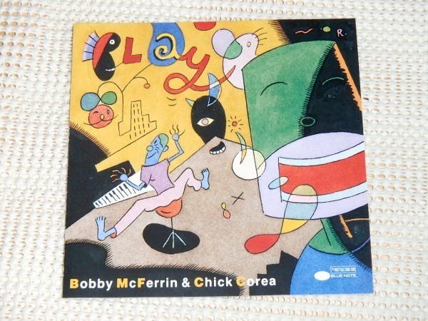 【中古】廃盤 Bobby McFerrin & Chick Corea ボビー マクファーリン チック コリア Play / Blue ...