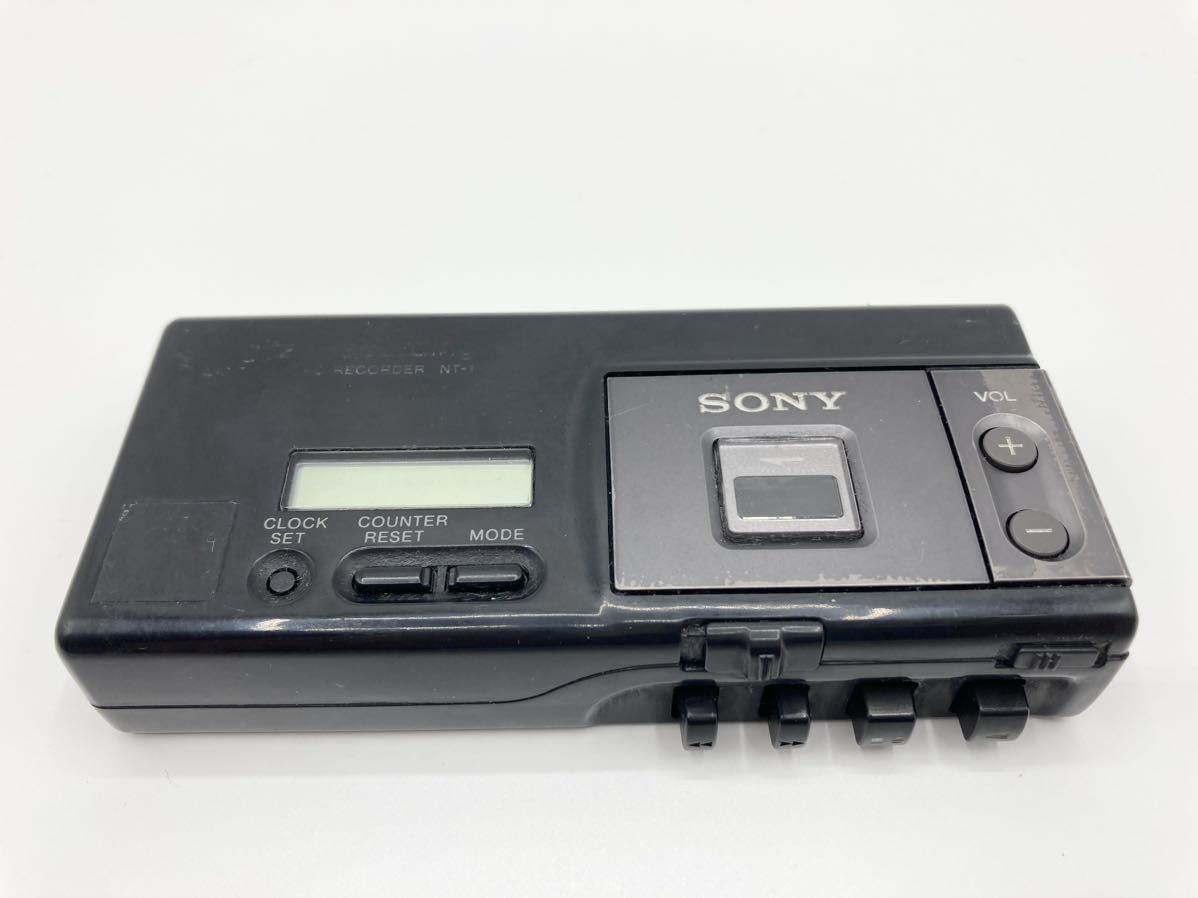 【傷や汚れあり】【希少】【ジャンク】マイクロカセットプレーヤー SONY NT-1 DISITAL MICRO RECORDER 通電動作未 ...