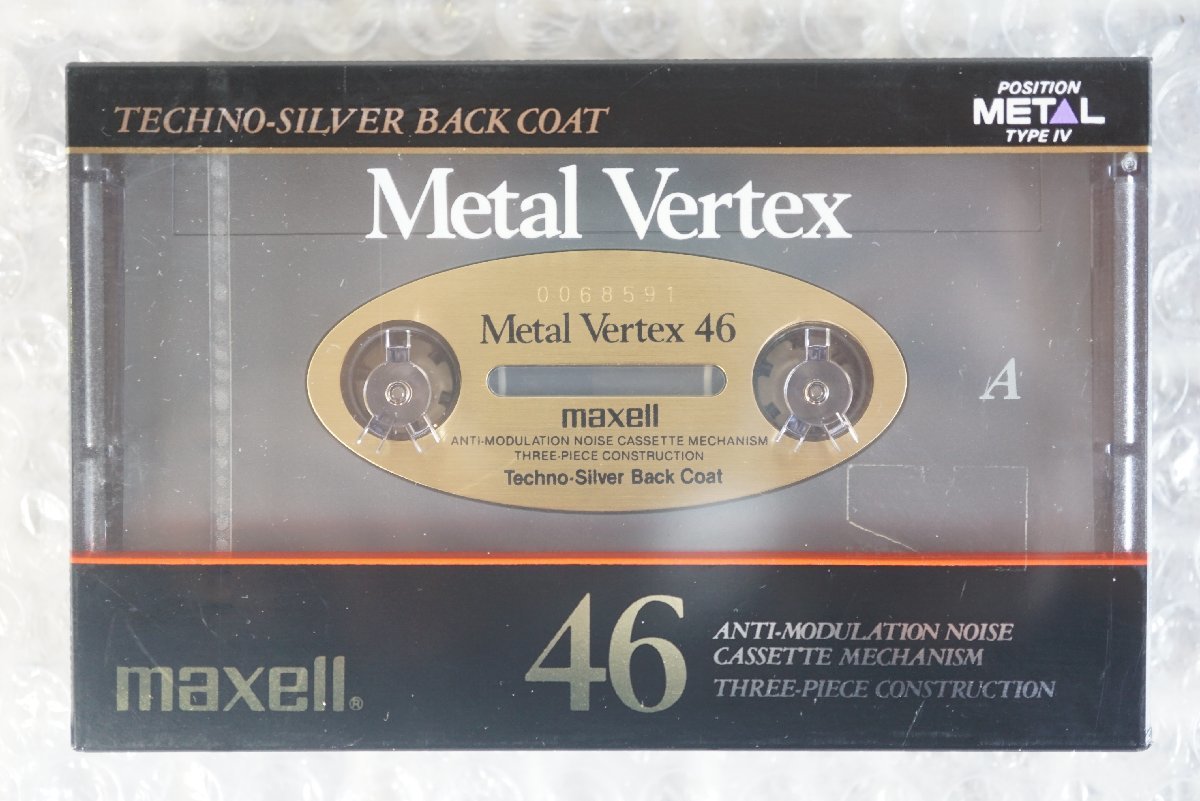【未使用】[QS][MS0429KP] 未開封品 maxell マクセル MV46 Metal Vertex TYPEⅣ メタルポジション ...