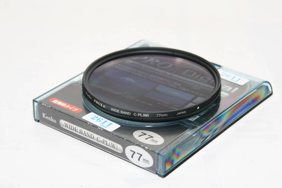 【目立った傷や汚れなし】[MC]2611 送料込み 中古品 フイルター77mm kenko pro1D wide band C－PL（W）の落札情報詳細 - ヤフオク落札価格検索 オークフリー
