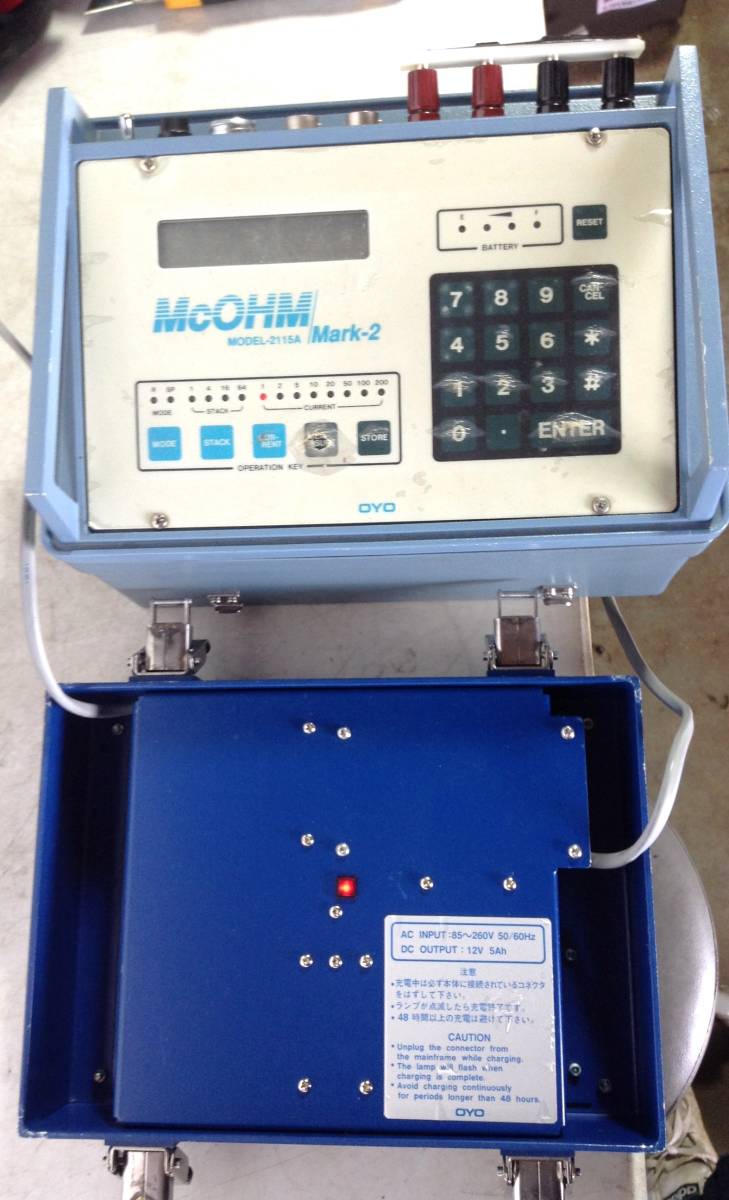 【傷や汚れあり】OYO 応用地質 抵抗率計 McOHM Mark-2 MODEL-2115A 測定器 ※中古品の落札情報詳細 - Yahoo ...