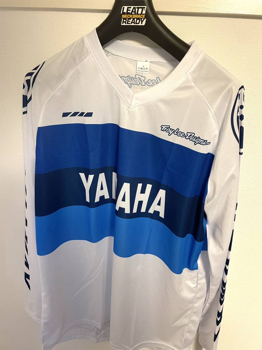【未使用】★アウトレットセール★新品 L MotoGP YAMAHA Troy Lee RACING スウェット オートバイ 長袖 シャツ ...