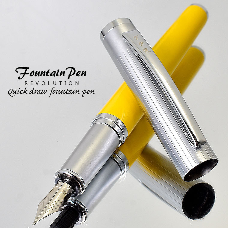 【未使用】 万年筆【FPR社】希少 Quickdraw 自由自在な文字幅「ウルトラフレックスニブ」カリグラフィー 真鍮製 ラッカー塗装 イエロー 黄/QDS-YWの落札情報詳細 - ヤフオク ...