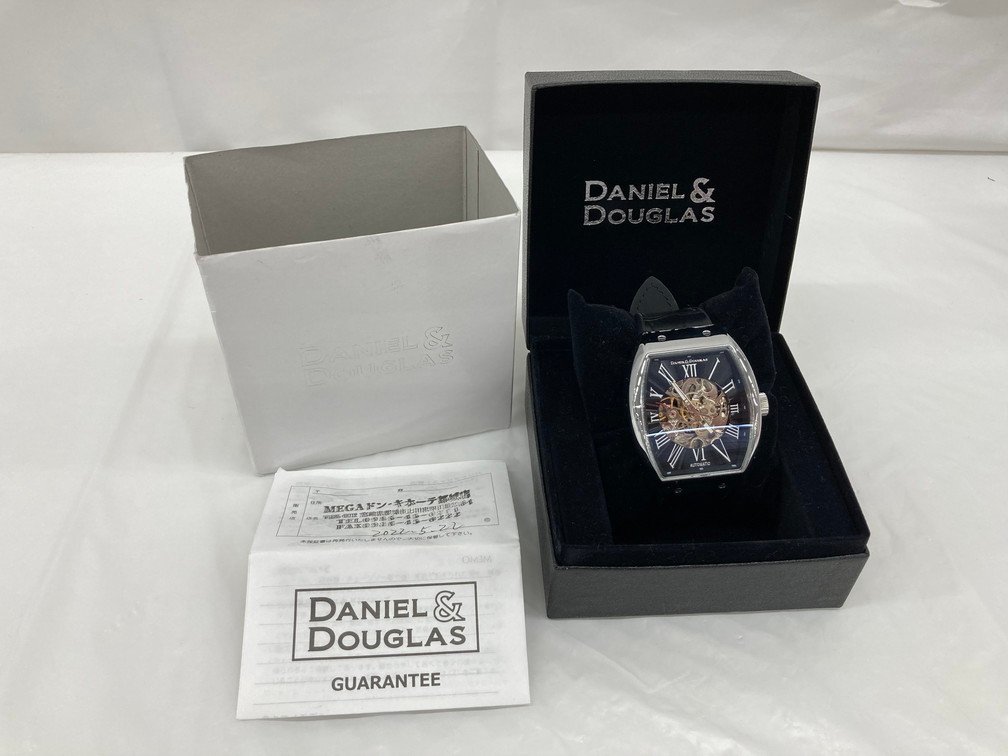 【やや傷や汚れあり】【BDAE8014】腕時計 DANIEL & DOUGLAS ダニエルダグラス 自動巻き DD8808 箱 ギャラ付き 稼働品の落札情報詳細 - Yahoo!オークション ...