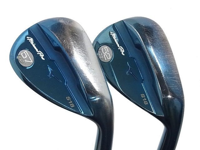 【傷や汚れあり】 ミズノ Mizuno Pro S18 ブルー 2本セット 52/57 S NS PRO MODUS3 SYSTEM3 TOUR125 中古 1円～の落札情報詳細 - ヤフオク ...