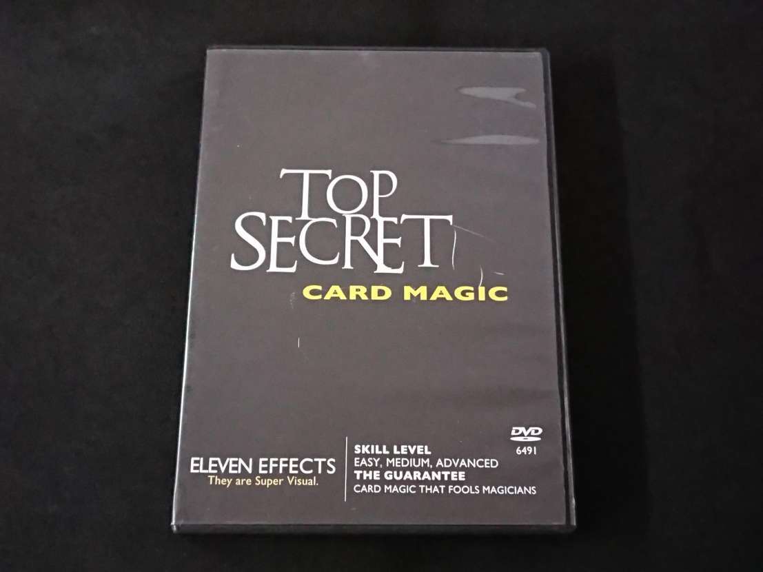 【目立った傷や汚れなし】《249》【手品】TOP SECRET CARD MAGIC★トップ・シークレット・カード・マジック★Kris ...