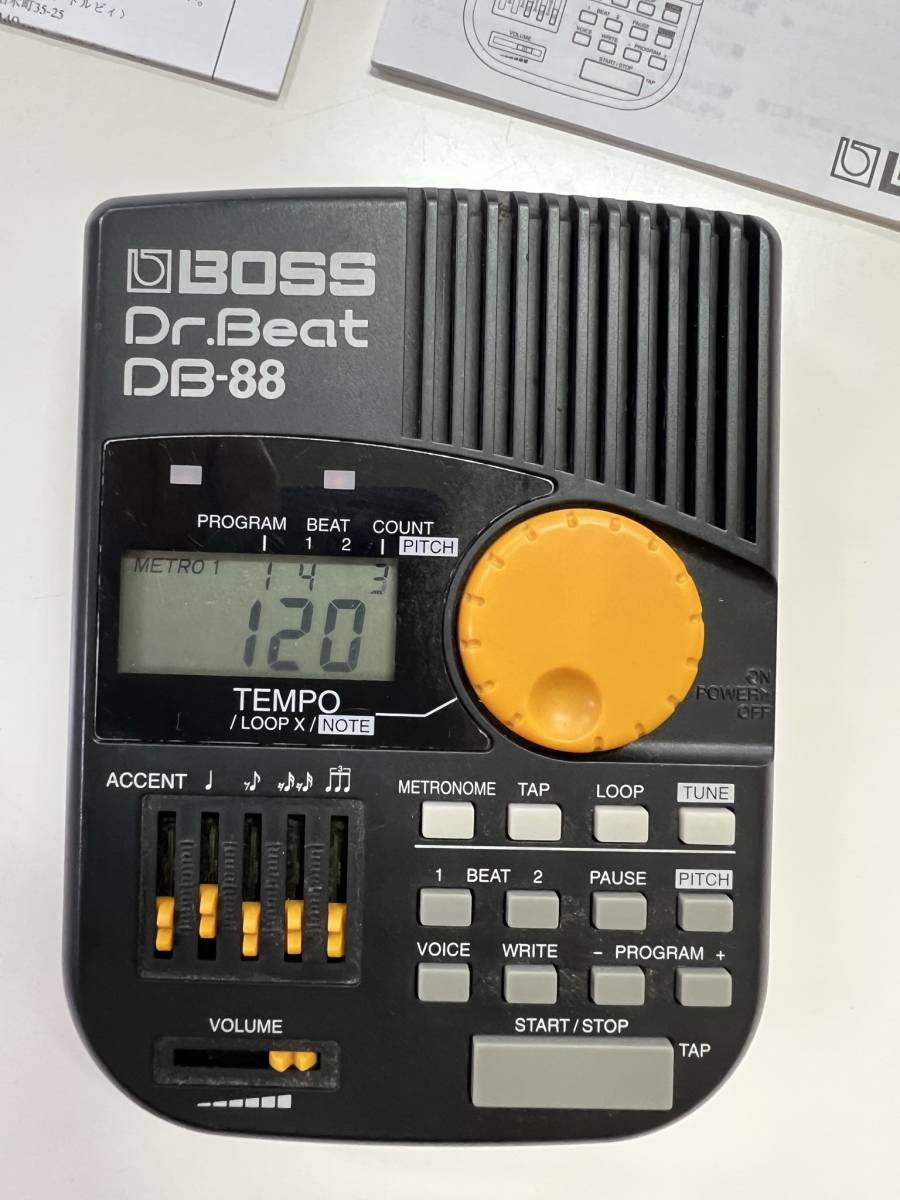 【未使用に近い】 新品同様！超美品！ BOSS メトロノーム Dr.Beat DB-88 ドクター・ビート リズムマシーン 取扱説明書付きの ...