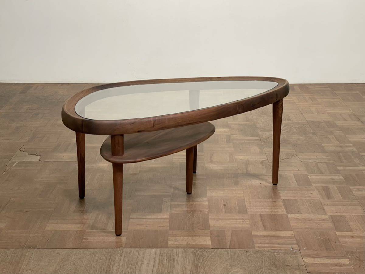 【目立った傷や汚れなし】-sr757｜KEYUKA ガラスコーヒーテーブル｜ケユカ センターテーブル リビングテーブル マルニ maruni 北欧 デンマーク アクタス フライミーの落札情報 ...