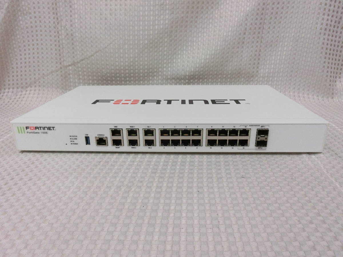 【やや傷や汚れあり】★☆初期化済★FORTINET FortiGate-100E FG-100E☆★の落札情報詳細 - ヤフオク落札価格検索 ...