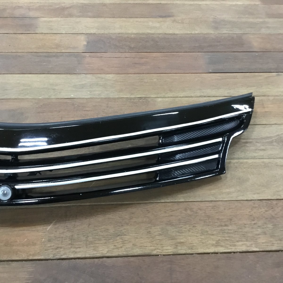 【傷や汚れあり】1円スタート！ トヨタ 50 エスティマ 後期 3型 社外 FRP製 フロント グリル カメラ付き カラー：202 ...