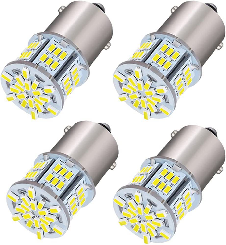 【未使用に近い】NAKOBO S25 シングル 12V-24V G18 LED P21W BA15S 電球 LEDライト 車用 54連3014 ...