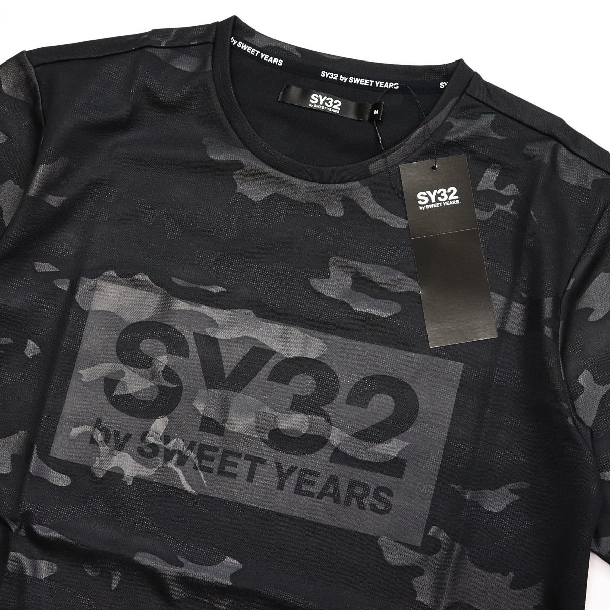 【未使用】 送料390円可能商品 スウィートイヤーズ SWEET YEARS SY32 エスワイ32 カモフラ 迷彩 速乾 半袖 Tシャツ ...