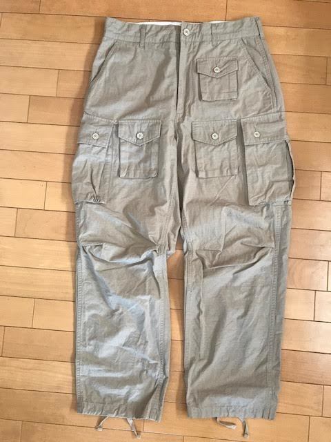 【中古】14SS Engineered Garments エンジニアードガーメンツ 別注 LAFAYETTE UNCLE CUT PANTS ...