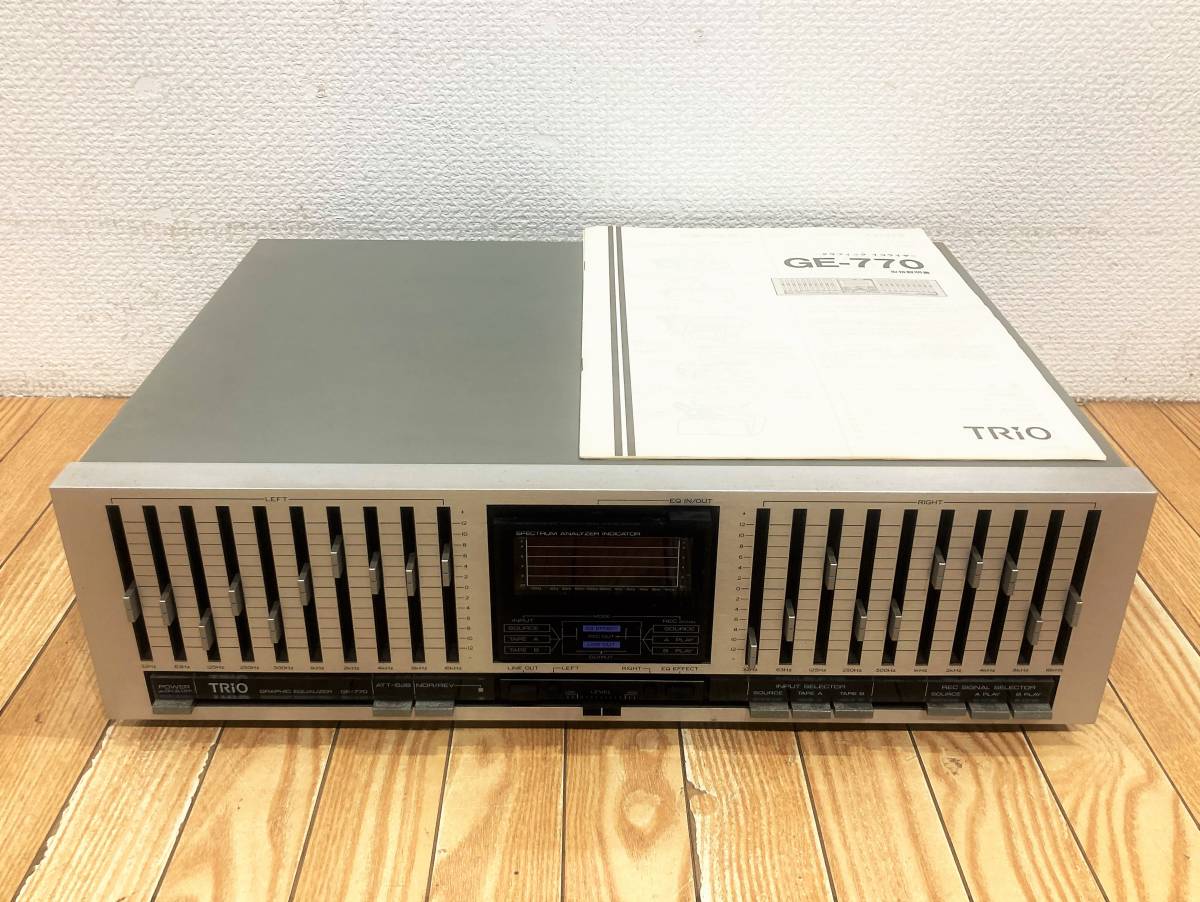 【中古】★TRIO☆トリオ GE-7F イコライザーEQ 通電OK! 中古現状品 売切り 31P538の落札情報詳細 - ヤフオク落札価格検索 オークフリー