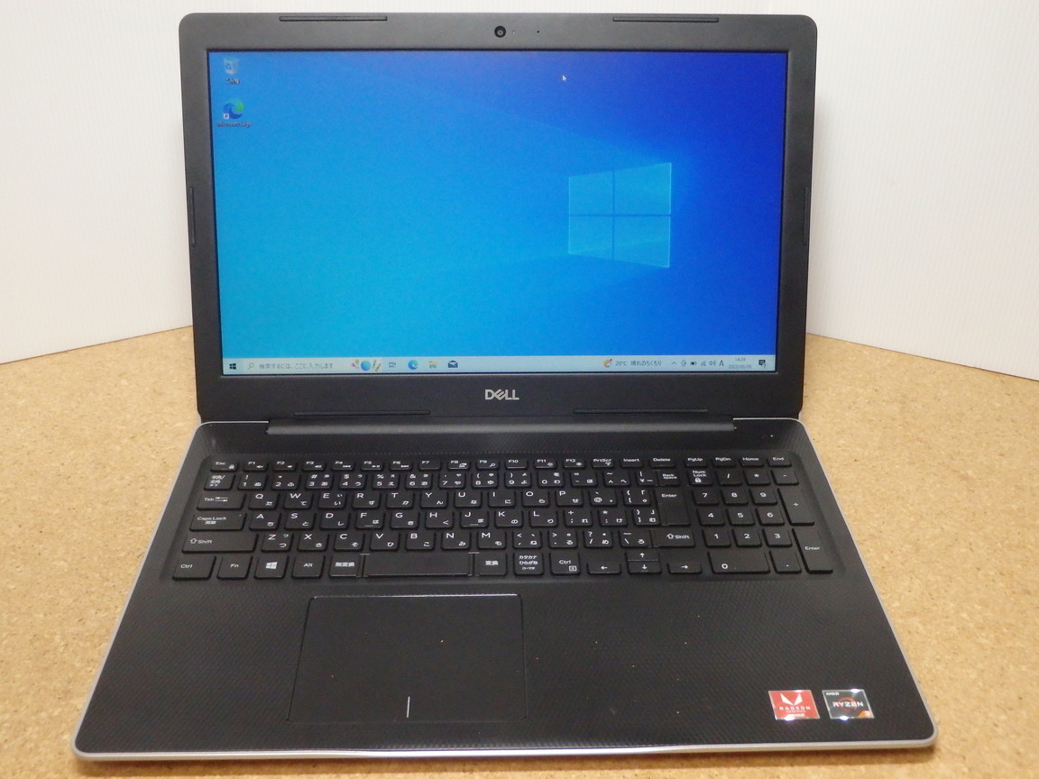 【傷や汚れあり】【やや難あり】Dell Inspiron 3585（OS:Windows10 Home/CPU:AMD Ryzen 3 2300U/Mem:4GB/SSD:128GB） 管理 ...