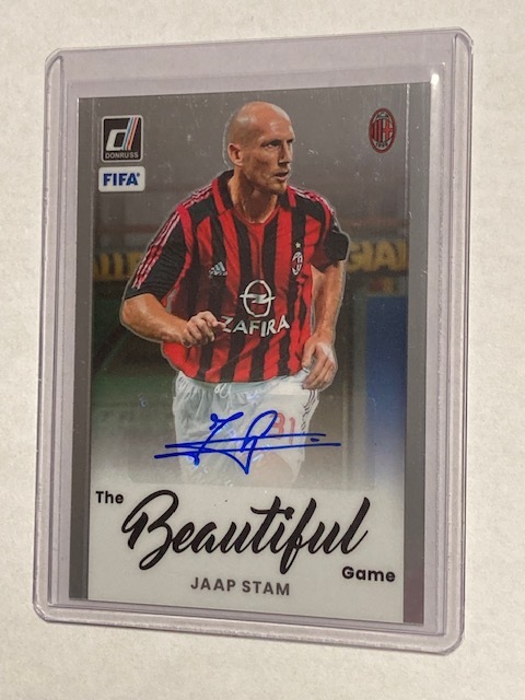 【未使用】2022-23 Panini Donruss Soccer Beautiful Game Autograph Jaap Stam ...