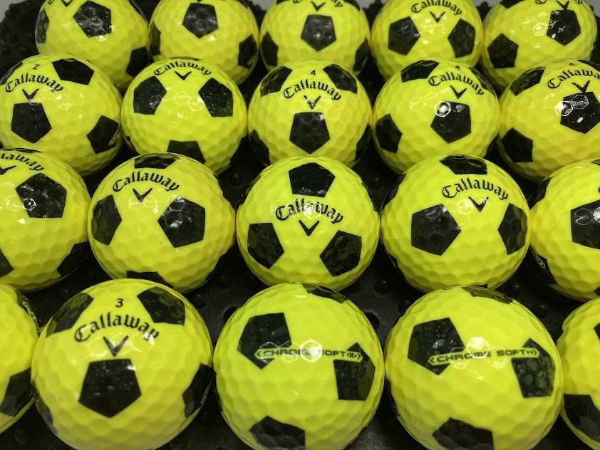 【傷や汚れあり】【激安】(P82) B級 Callaway キャロウェイ CHROME・SOFT＆X TRUVIS(年代混合) イエロー/ブラック 24個【ロストボール】の落札情報詳細 ...