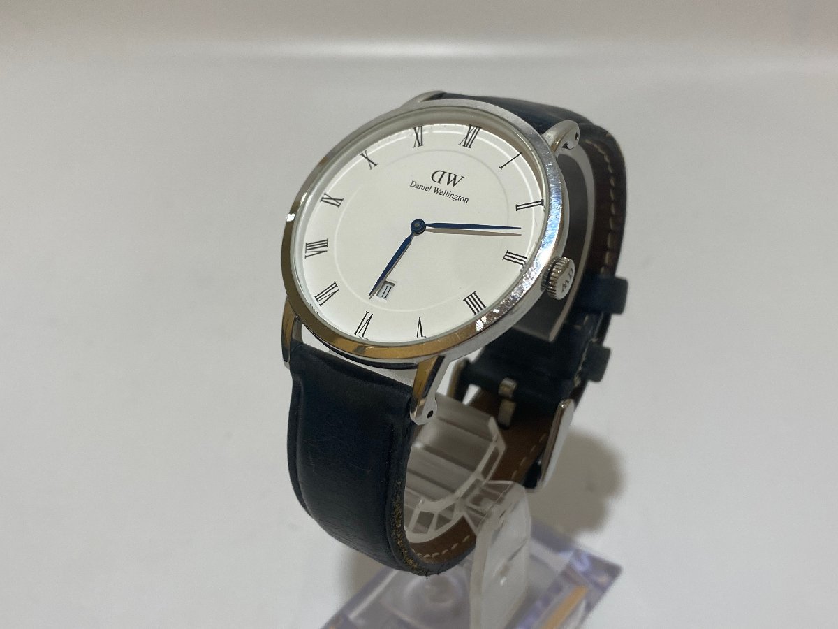 【傷や汚れあり】稼働品【1k050406】Daniel Wellington ダニエルウェリントン DW Dapper 腕時計 クォーツ シルバー×ブラック メンズ 電池交換済の落札情報詳細 ...