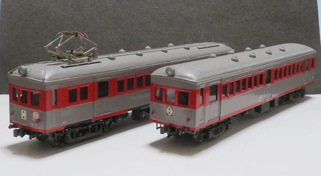 【目立った傷や汚れなし】LOCO MODEL 東武鉄道 デハ5形 デハ10形 モハ3225 クハ410 2両 車両のみ 動力なし ジャンク扱い ...