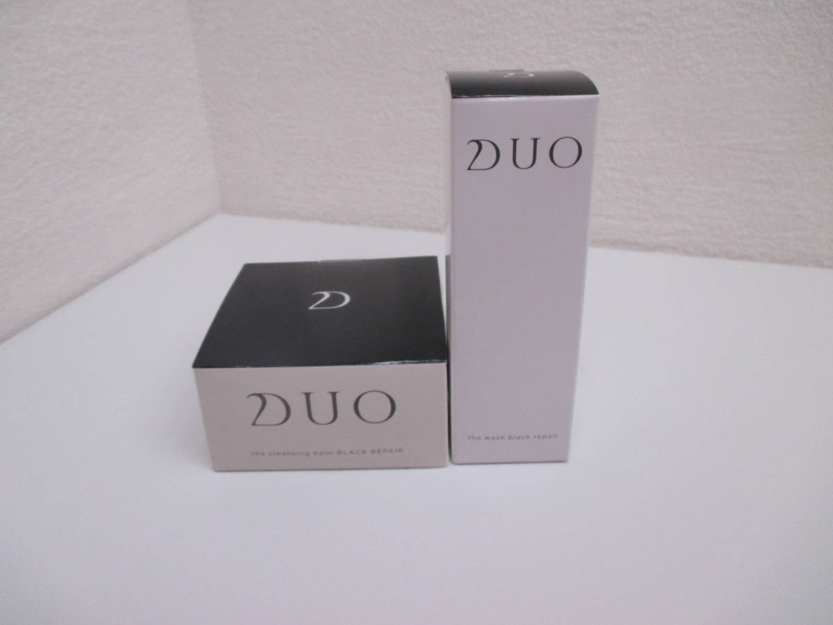 【未使用】コスメ祭 ② DUO デュオ ザ クレンジングバーム ブラックリペア 90g & ザ ウォッシュ ブラックR 27g 2点セットの落札情報詳細 - ヤフオク落札価格検索 オークフリー