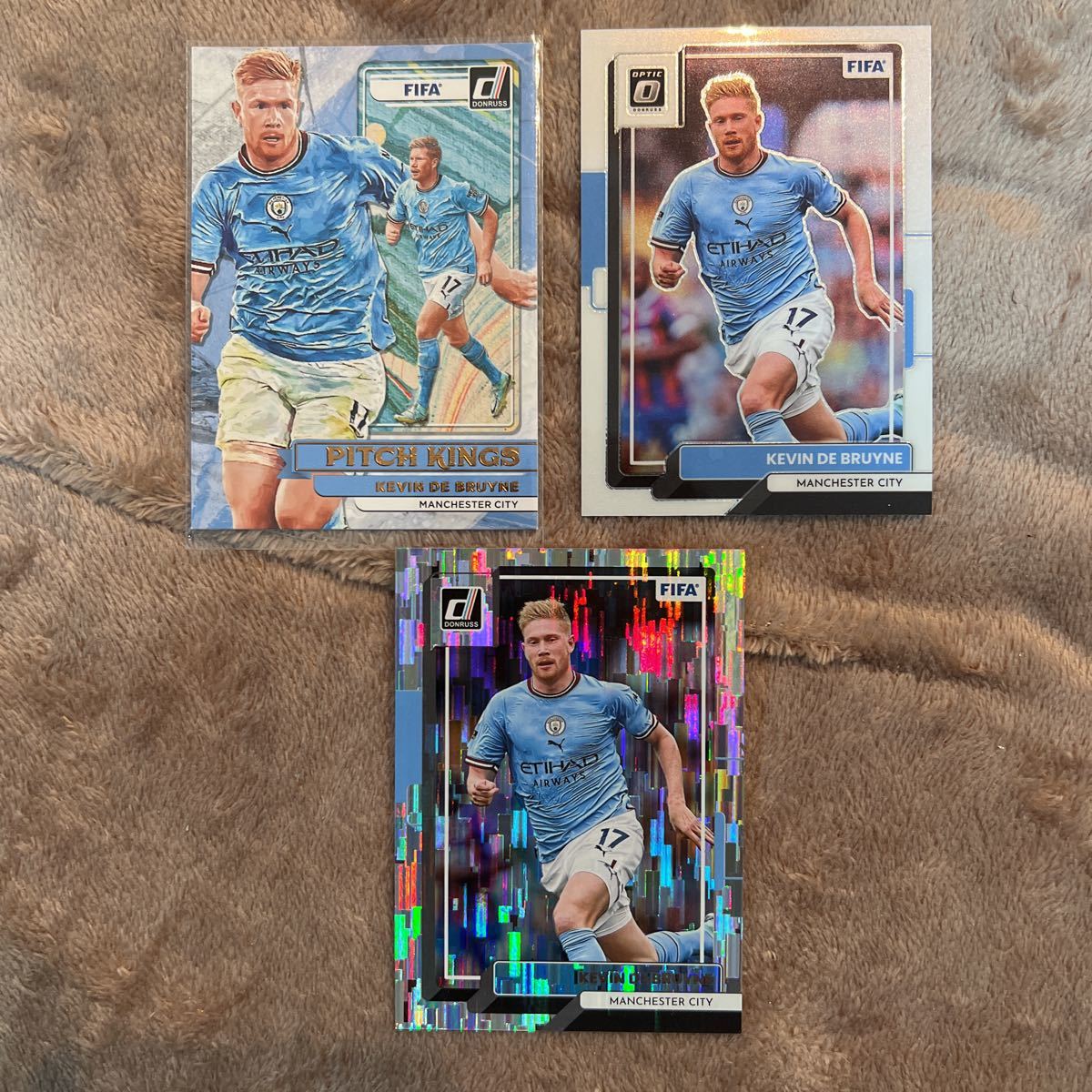【未使用】2022-23 Panini Donruss Soccer Kevin De Bruyne KDB Manchester City MCI パラレル Optic base Pitch ...