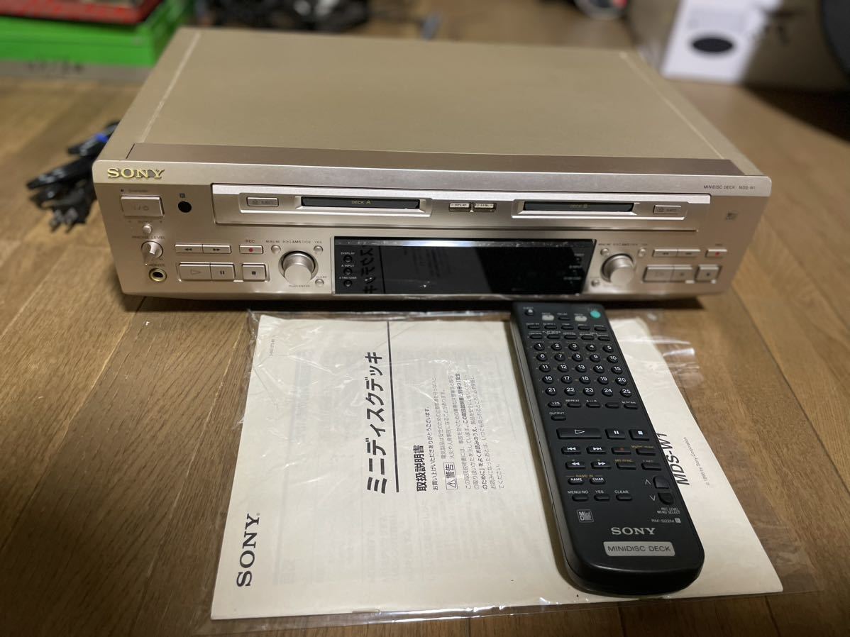 【未使用に近い】ほぼ未使用美品 SONY ソニー MZ-RH1 Hi-MD★MD83枚おまけつき★Walkman Portable ...