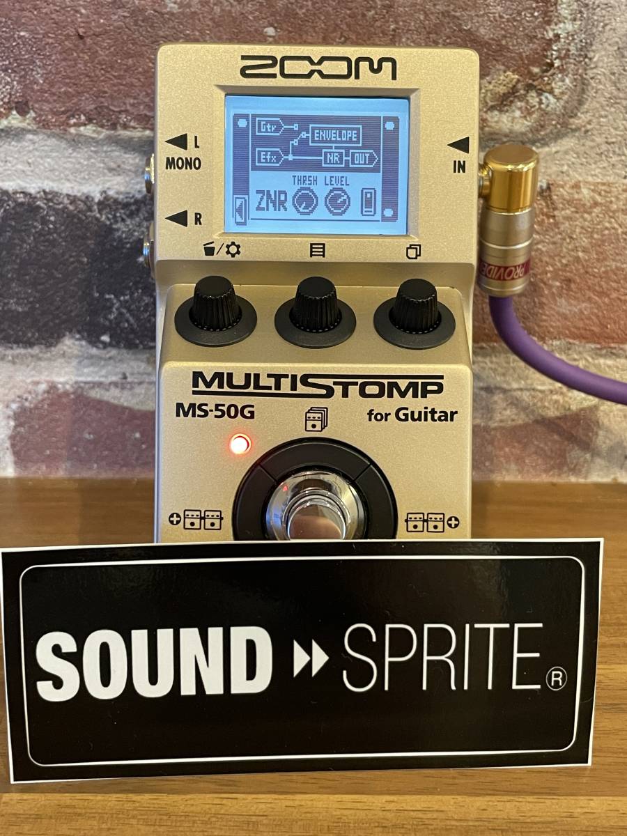 【目立った傷や汚れなし】ZOOM MULTISTOMP MS-50G Limited Edition GOLD 【SOUND SPRITE ...